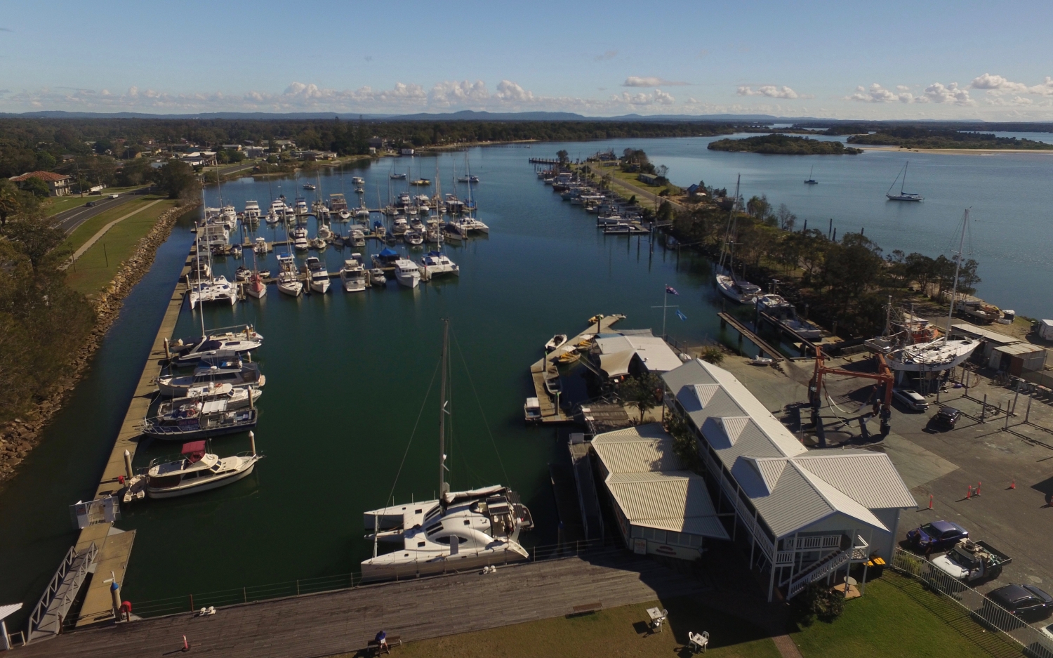 Winter on the water……Yamba Marina shining…come visit….. – Yamba Marina