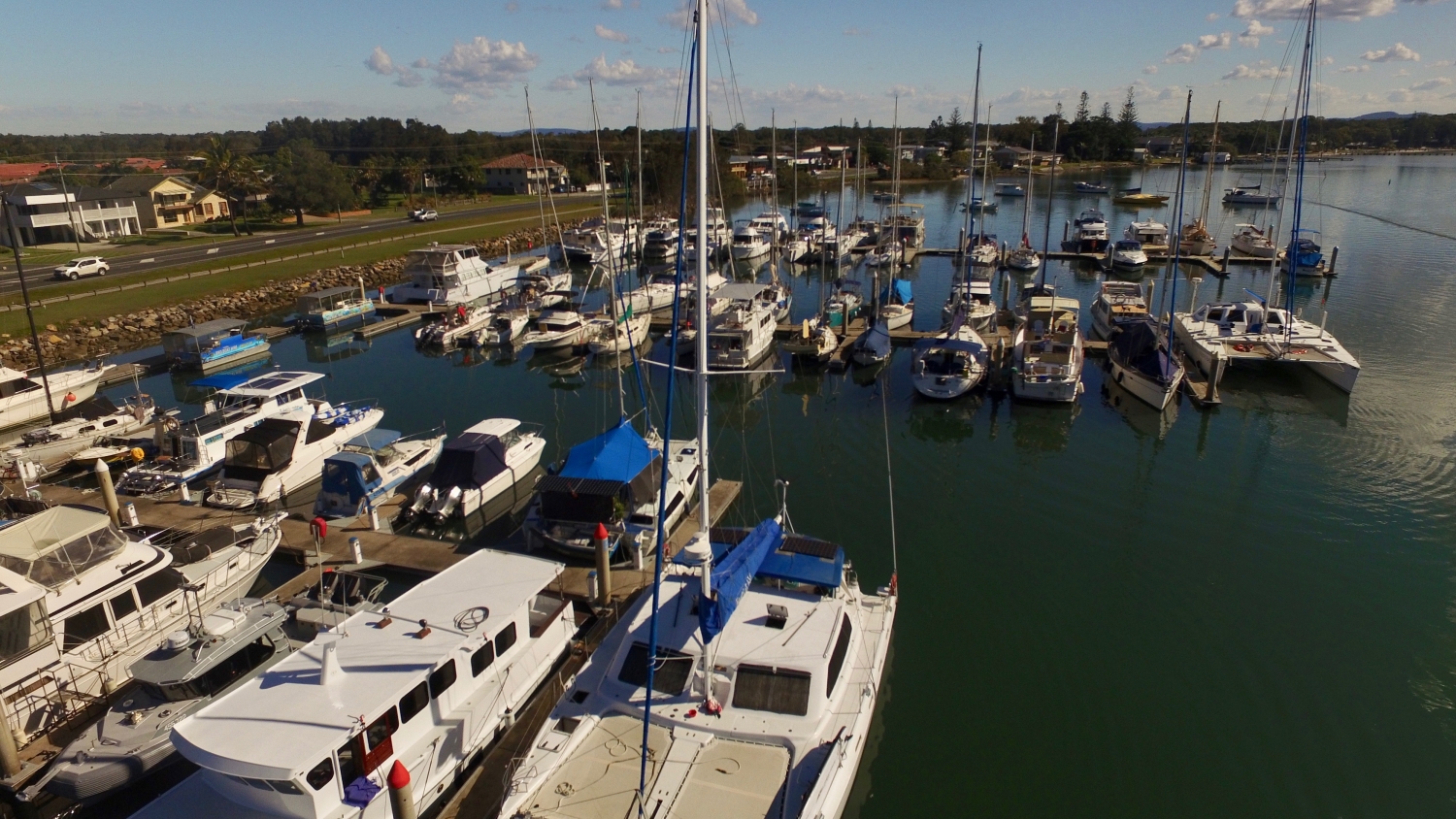 Winter on the water……Yamba Marina shining…come visit….. – Yamba Marina
